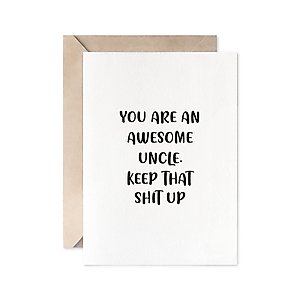 Funny Birthday Card For Uncle, Unique Uncle Christmas Father’s Day Retirement Greeting Card Gift