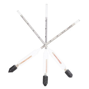 Gatuida 3sets Sugar Meter Hydrometer Beer Wine Scales Syrup Tester Sugar Content Scale Measuring Liquid Gauges Maple Syrup Scales Sweet Scales Syrup Meter Sugar Scales Glass 3pcs*3