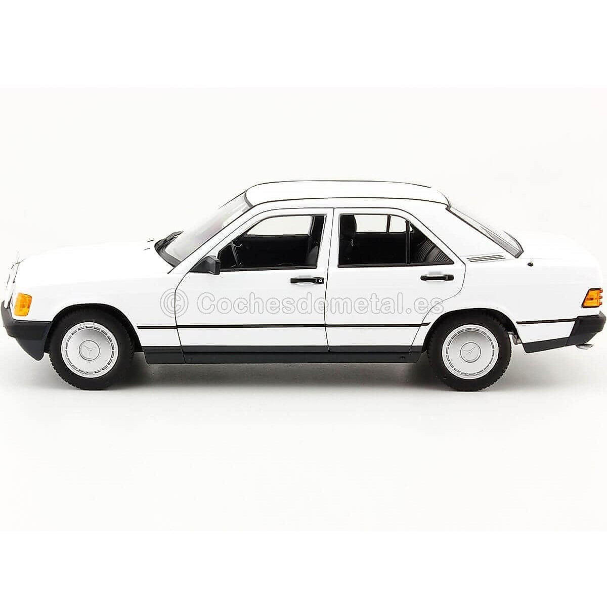 Norev NV183820 1:18 190E 1984-White Mercedes-Benz Collectable Model, Multi