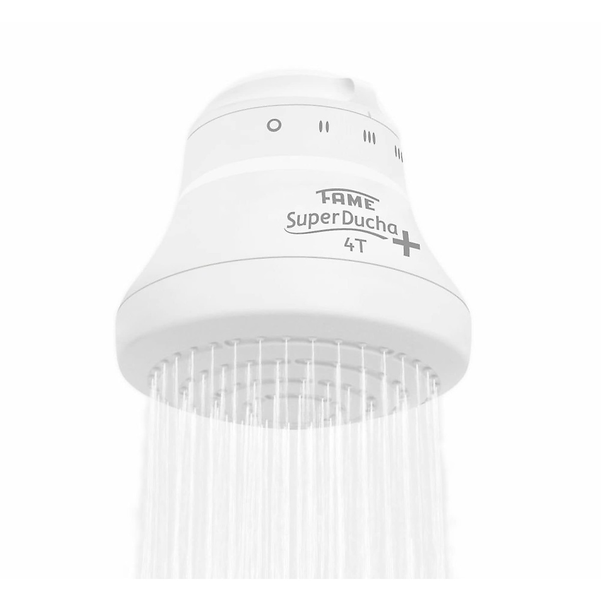 FAME - Electric shower 110V - 4 temperatures. Includes: Head, hose with hand head + support, installation tube, free spare resistance included - Calentador de Agua Electrico.