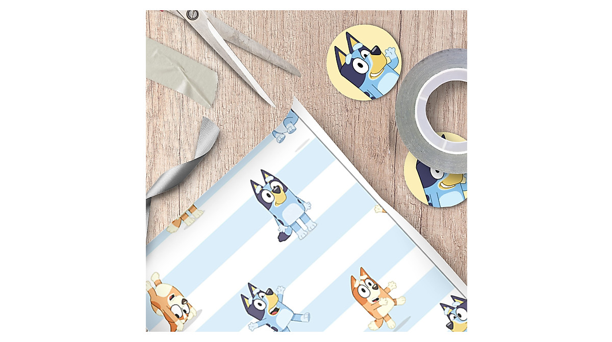 Bluey Wrapping Paper 3 Pack - Perfect for Gifts