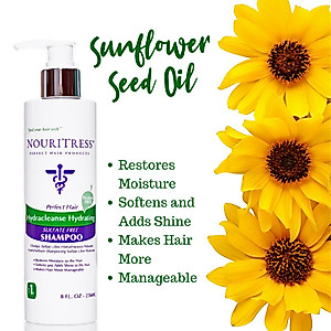 NouriTress HydraCleanse Sulfate Free Shampoo | Natural Ingredients | Softens Hair | Reduces Breakage & Shedding | Safe for Sensitive Scalps | Supports Color Longevity | Provides Moisture & Hydration