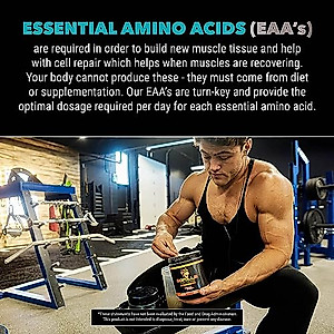 Gorilla Mode EAAs - Essential Amino Acids to Support Muscle Building, Enhanced Recovery, and Protein Synthesis/Use Before, During, or After Your Workout / 489 Grams (Bombsicle)