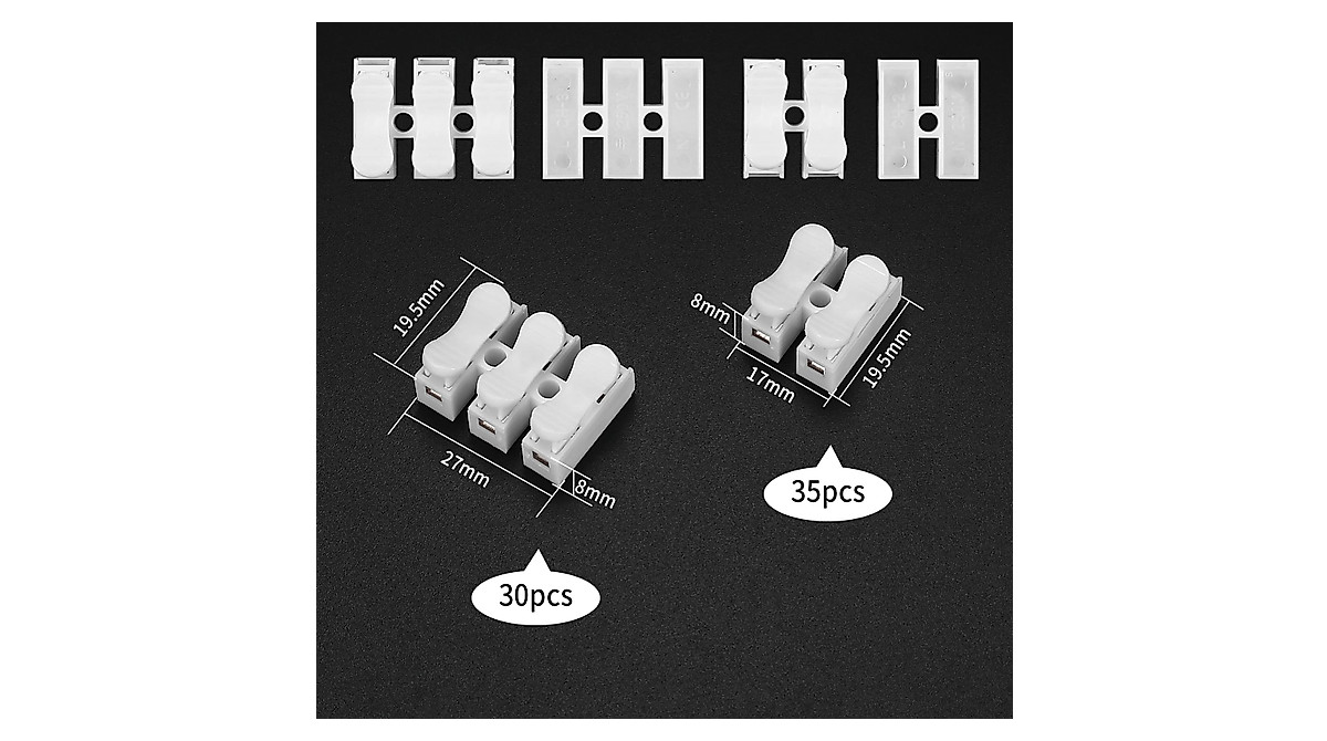 QOOSIKICC 65 Pcs Spring Wire Connectors - Quick Installation