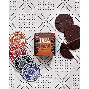 Taza Chocolate Organic Mexicano Disc Stone Ground, Variety Pack, 1.35 Ounce (8 Count), Vegan