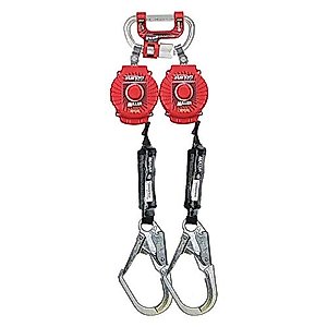 Fall Limiter, 6 ft, 400 lb. Weight Capacity, Red
