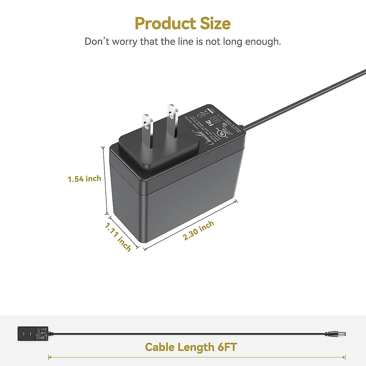 Omilik 13.5V AC Adapter Replacement for Wagan 2595 2467 2485 2464 2454 2544 2355 EL2354 2354 2412 el2454 2509 Power Dome 400 EX LT NX 200 Watt 400 Watt Power Dome (EL2464) 400A 600A 200W 300A (13.5V)