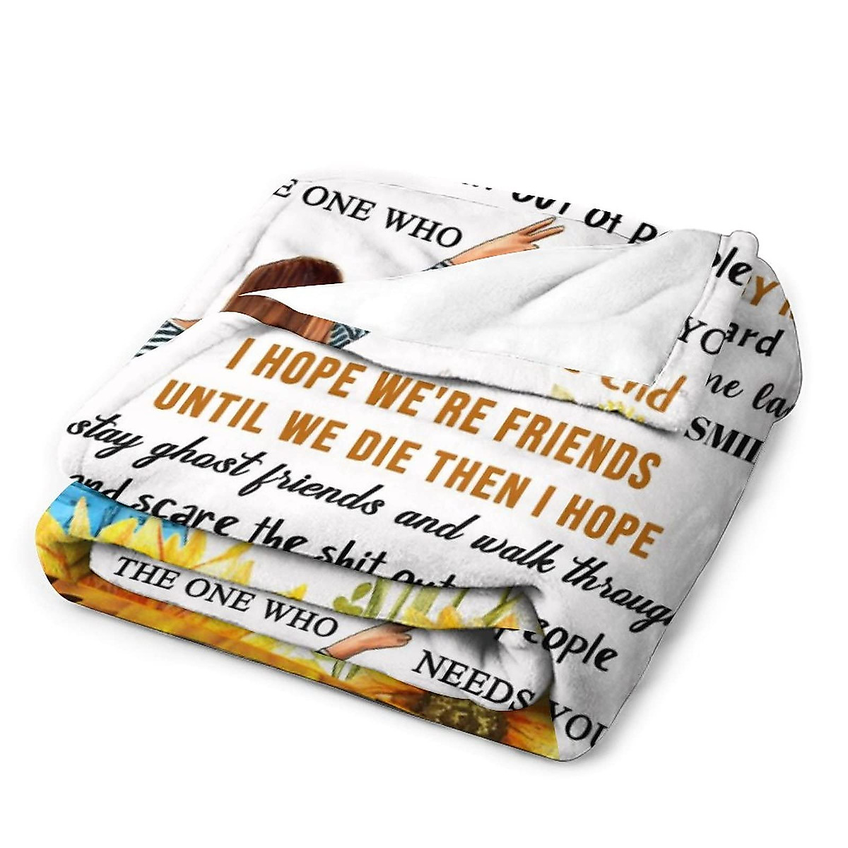 to My Bestie Blanket for Women Ultra Soft Flannel Throw Blanket for Girls BFF for Sofa Bed Friendship Gift for Friends Birthday Anniversary 80'' x 60''
