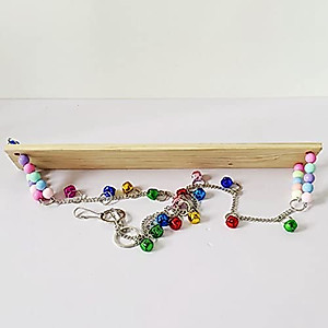 Chicken Swing Toys Chicken Stand Perch Toy Handmade Bird Swing Toy for Poultry Run Rooster Hens Chicks Pet Parrots