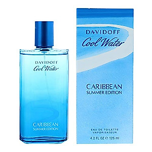 Davidoff Cool Water Caribbean Summer Edition Eau de Toilette Spray for Men, 4.2 Ounce