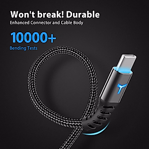 4x1400mAh Rechargeable Battery Pack with Charging Station & USB C Cable, 2 Pack 10FT Xbox Series X S Controller Charger Charging Cable for Xbox Series X S