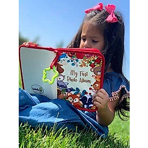 ToddleBee Baby Photo Album - Soft Baby Book First Year Baby Photo Book | My First Book of Photos with Woodland Animals - Baby Album Holds 4x6 Pictures for Memory Album Baby Shower