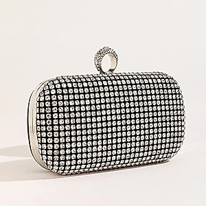 Gets Clutch Purse for Women Rhinestone Evening Clutch Purses for Wedding Bridal Party with Chain Crossbody Bags