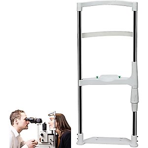 Optometry Lifting Chin Bracket Optometry Lifting Chin Bracket, Optical Instrument Forehead Support with Height Adjustment Knob, 95mm Lifting Distance, for Optical Shops, Vision Care Center
