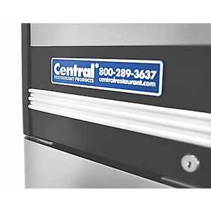 Central Exclusive Commercial Refrigerator, 2 Door Stainless Steel Reach In, Solid doors - 54" W 49 Cu Ft. (69K-032)