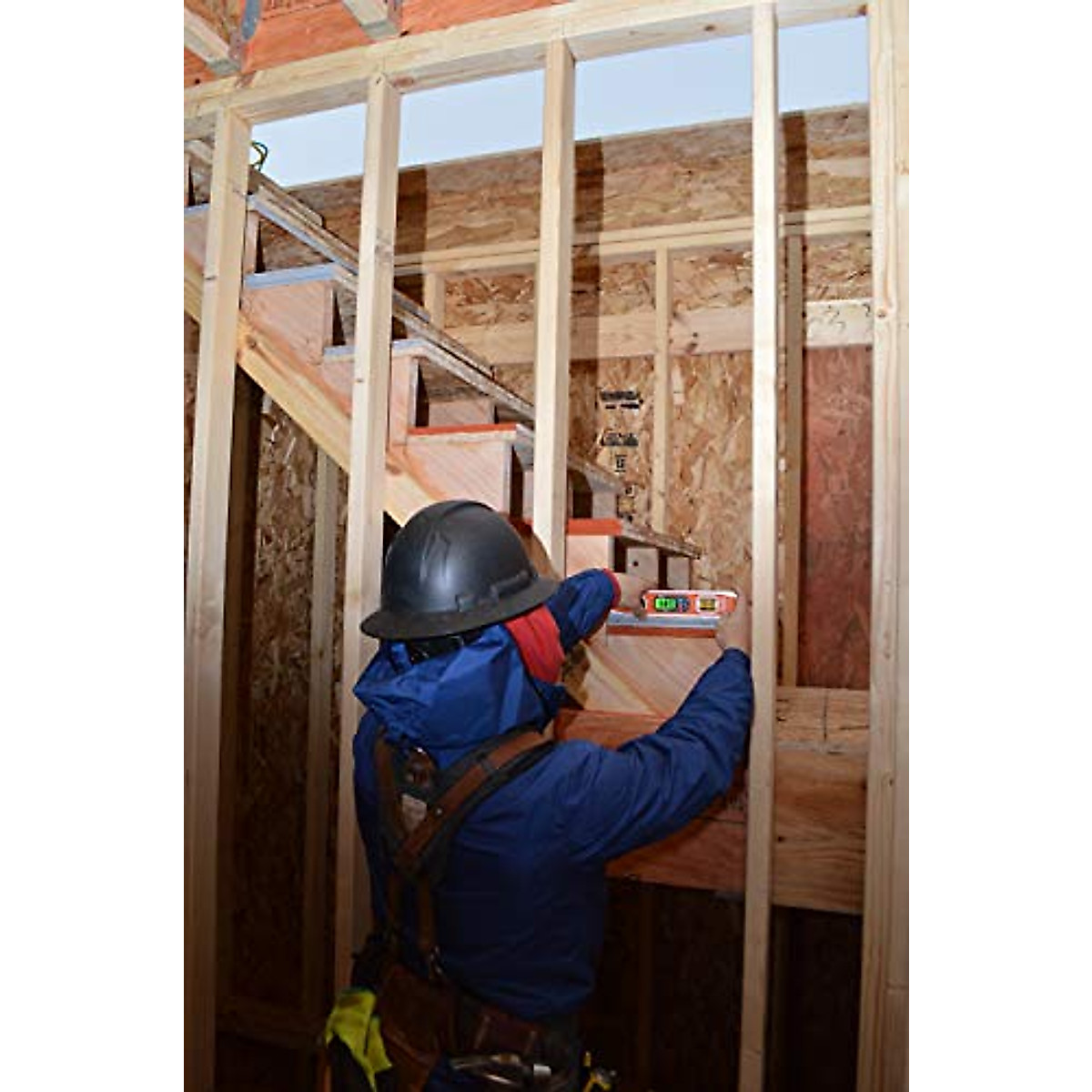 Johnson Level & Tool 1435-1000D Magnetic Programmable Digital Torpedo Level, 10", Orange, 1 Level