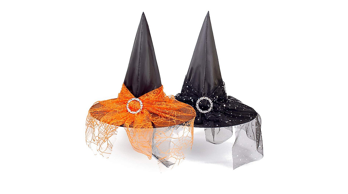 Giga Gud Halloween Witch Hats - 4 Pcs Party Supplies