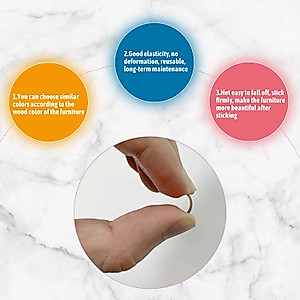 MroMax PC-159 Screw Hole Covers Stickers 0.83" Dia PVC Self Adhesive Screw Hole Stickers for Furniture Decoration Cupboard Shelf Closet Bathroom Cabinet Bracket Wooden Wood 3 Sheet