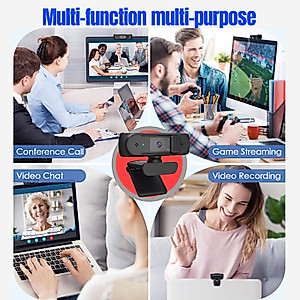 S2 Full HD Webcam 5 Million AF Camera 360 rotatable ABS Digital web cam Support 1080P 720P for Video Conferencing and Android Smart TV