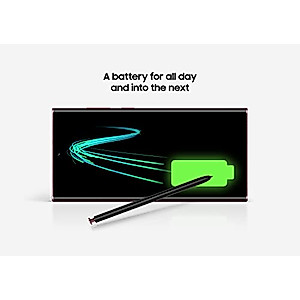 SAMSUNG Galaxy S22 Ultra Cell Phone, Factory Unlocked Android Smartphone, 512GB, 8K Camera, Brightest Display Screen, S Pen, Long Battery Life, Fast 4nm Processor, US Version, 2022, Phantom White