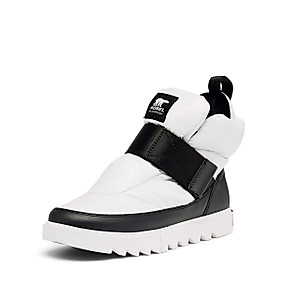 Sorel Women's Joan of Arctic Next Lite Strap Puffy Boot- Waterproof - White, Black - Size 10
