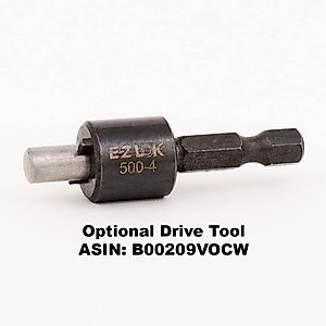 E-Z LOK - 303-5 E-Z Lok Externally Threaded Insert, 303 Stainless Steel, 5/16"-18 Internal Threads, 1/2"-13 External Threads, 0.484" Length, Made in US (Pack of 5)