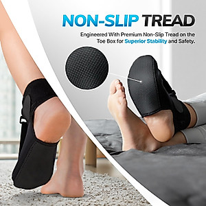 BraceAbility Plantar Fasciitis Night Splint Sock - Soft Plantar Fascia Brace for Sleeping, Achilles Tendonitis, Foot Drop, Heel Pain - Plantar Fasciitis Relief Night Splint for Women and Men (Small)