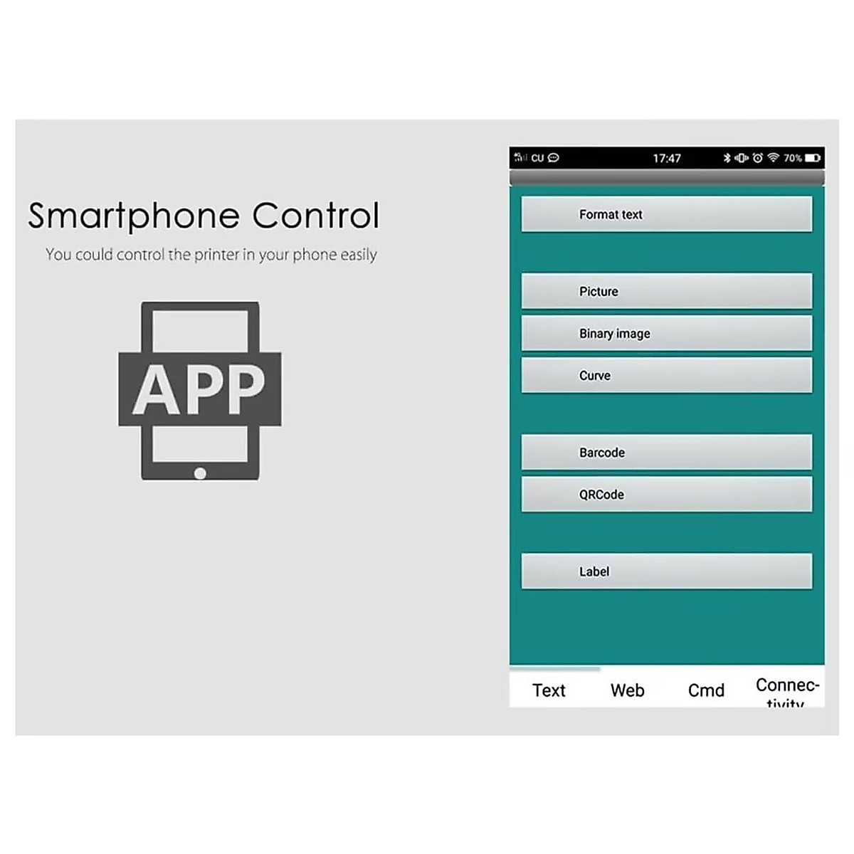 with Driver U Disk Thermal Printer Bluetooth Receipt Bill Wireless Portable Mini 58MM pos Printer 2 inch Android iOS Win MAC Pocket Ticket pos Printer for Restaurant Sales Retail 90mm/s Speed