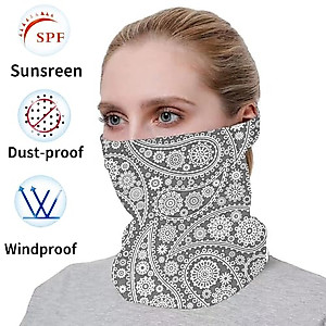 Neck Gaiter Mask Face Scarf Bandana Tube Cover Headwear Balaclava Headband Headwrap for Men and Women