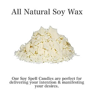 Purification Soy Herbal Candle by Art of the Root | Handmade, Natural Soy Wax | Aromatherapy, Manifestation | Negativity, Spiritual Cleansing & Banishing Rituals | Wicca, Pagan & Magick