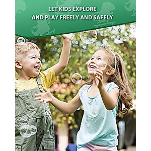 FriCARE ECOGUARD Kids Face Mask, Made-in-USA, 3-Layer Disposable Mask for Children, Breathable & Comfortable, 50 Pack (Black)