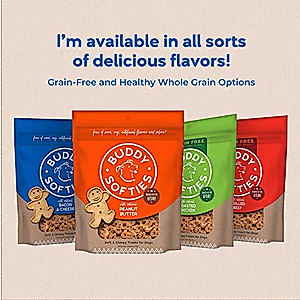 Buddy Biscuits Soft & Chewy Dog Treats with Bacon & Cheese - 6 oz. (4 Pack) (17200)