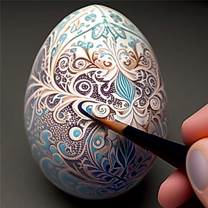 6 PCS Wooden Simulated Eggs, Nesting Eggs to Help Laying Hens - Eggs for Nest Boxes, Easter Egg Ornaments