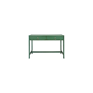 SAFAVIEH Home Collection Esther Turquoise 2-Drawer Desk