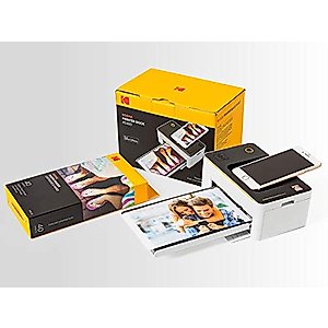 Kodak Dock & Wi-Fi Portable 4x6” Instant Photo Printer, Premium Quality Full Color Prints - Compatible w/iOS & Android Devices