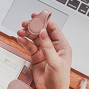 Magnetic Leather Bookmark, Initial Bookmarks, Personalized Letter Monogram Leather Bookmark, Cute Custom Name Bookmark, Gift for Book Lover, Teacher Reader Gift Book Accessories (Set-C)