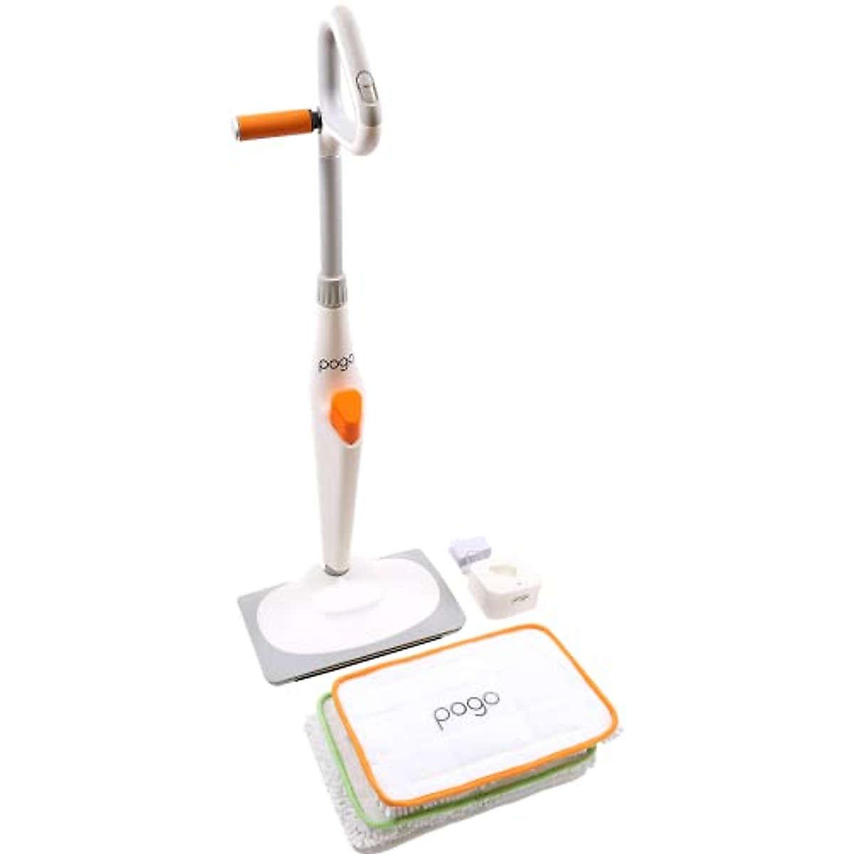 Pogo Electric Mop 4000 RPM Pro Package - Cleans Any Surface. Includes 6 Mop Heads, 2 XL Batteries.