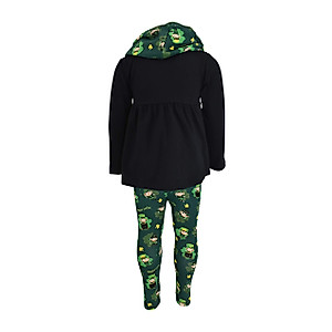 Unique Baby Girls St. Patrick's Day Leprechaun 3pc Legging Set (5)