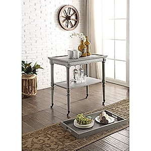 MengK Frisco Tray Table in Antique Slate XH