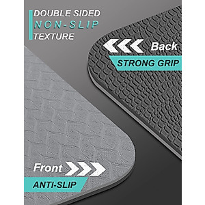Yoga Mat Double-Sided Non Slip, 72'' x 32'' x 7mm - Extra Wide & Thick Yoga Mat with Strap, Ideal for Men Women Kids, Professional TPE Yoga Mats for Home Workout, Pilates and Floor Exercises