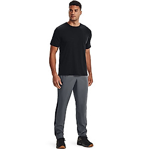 Under Armour Men's Woven Vital Workout Pants , Pitch Gray (012)/Black, X-Large