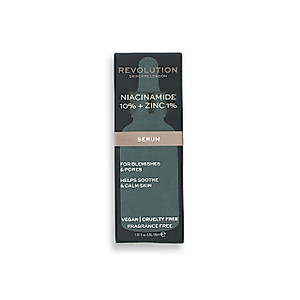 Revolution Skincare London, 10% Niacinamide + 1% Zinc Serum, Tackles Blemishes, Minimises Pore Appearance, Face Serum, 1.01 fl. Oz