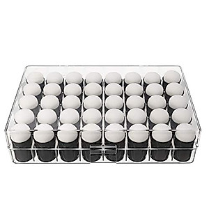 40 Pcs Finger Sponge Daubers with Storage Box for Painting Chalk Ink Card Making Drawing