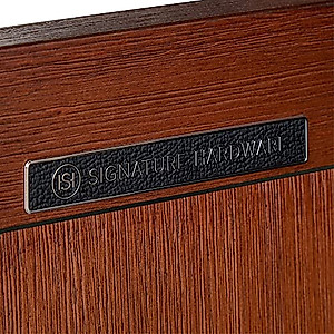 Signature Hardware 454072 Elmdale 60" Mahogany Wood Double Vanity Cabinet