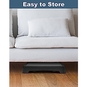 Step Stool for Adults, Heavy Duty, Anti-Slip, Ideal for Outdoor, Kitchen, Bathroom, Bedroom, Plastic, Holds 440 lbs, Half Step Ladder(Large-Sized)