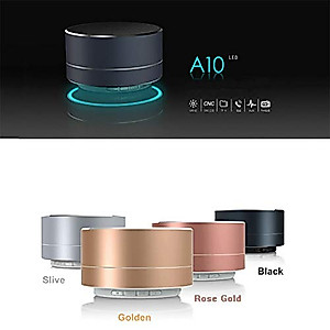 Charella #3A648G Led Wirelwss Mnin Bass Bt Portable Speakers for for Phones Mp3 Ft