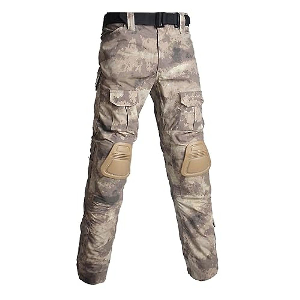 Men Combat Airsoft Tactical Military Army Trousers CP Hiking Camo1 Multi-Pocket Pants Ruin Gray XL