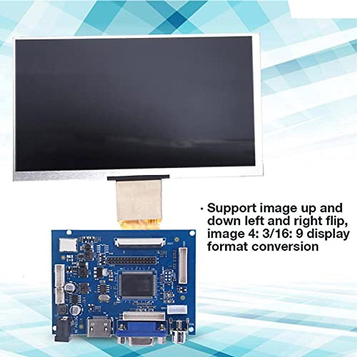 TFT LCD Display HDMI VGA Monitor Screen Kit 7 Inch 1024 X 600 Compatible Raspberry Pi 3/2