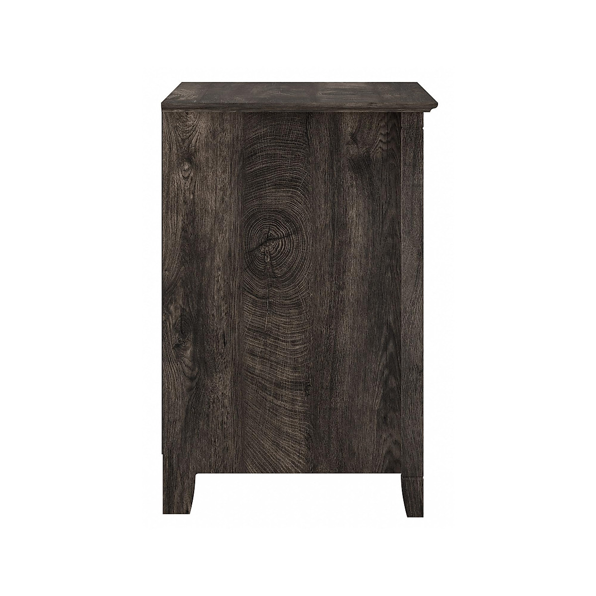 Bush Furniture Key West 2 Drawer Lateral File Cabinet in Dark Gray Hickory | Document Storage for Home Office | Accent Chest with Drawers