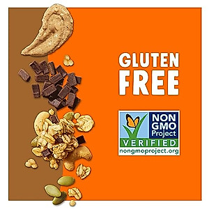 Bear Naked Granola Cereal, Whole Grain Granola, Breakfast Snacks, Cacao and Cashew Butter Crunch (3 Bags)